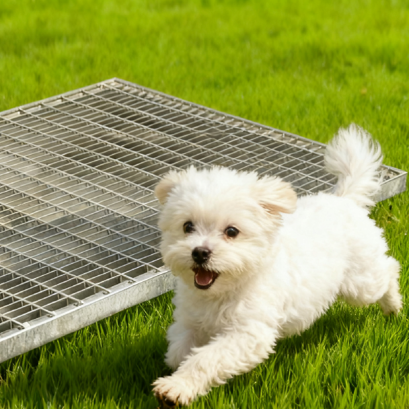 1-1/2 X 3/16 Steel Grating Squares And Pedestrian Walkways For ...